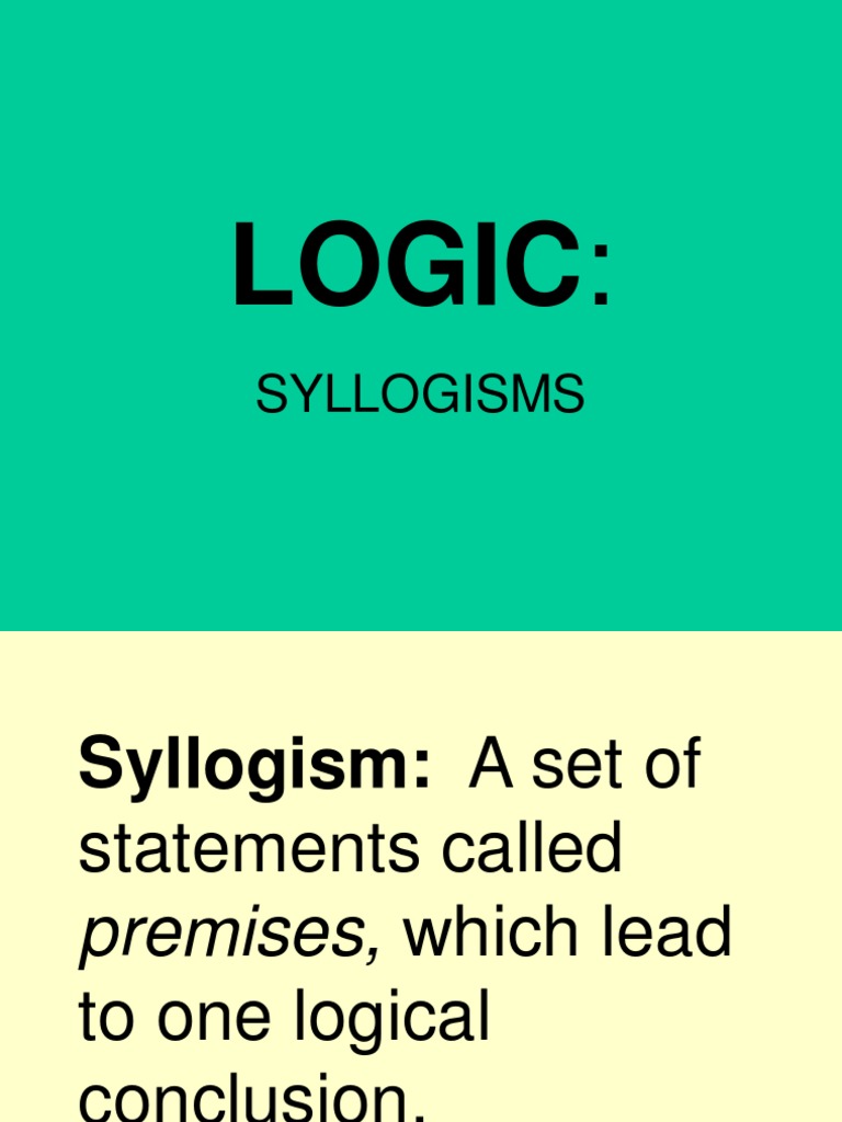 Syl Log Isms | Download Free PDF | Rectangle | Deductive Reasoning
