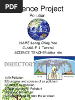Air Pollution: Evs Project-Class Xii | PDF | Atmosphere Of Earth | Air ...