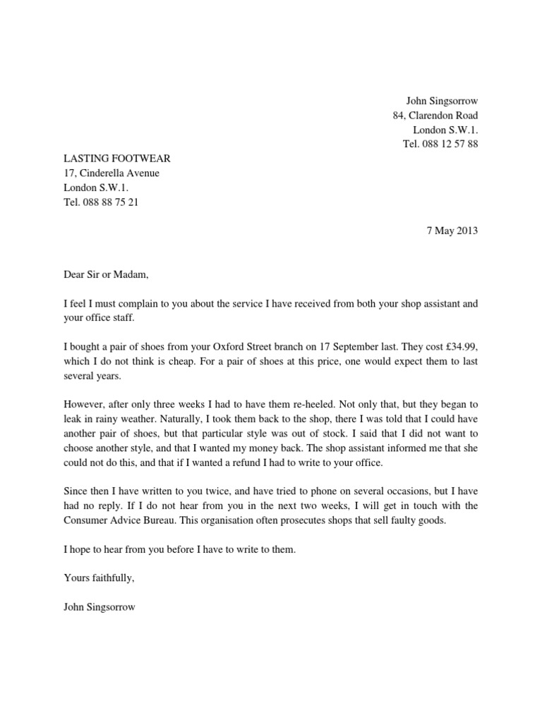 L3 Letter | PDF