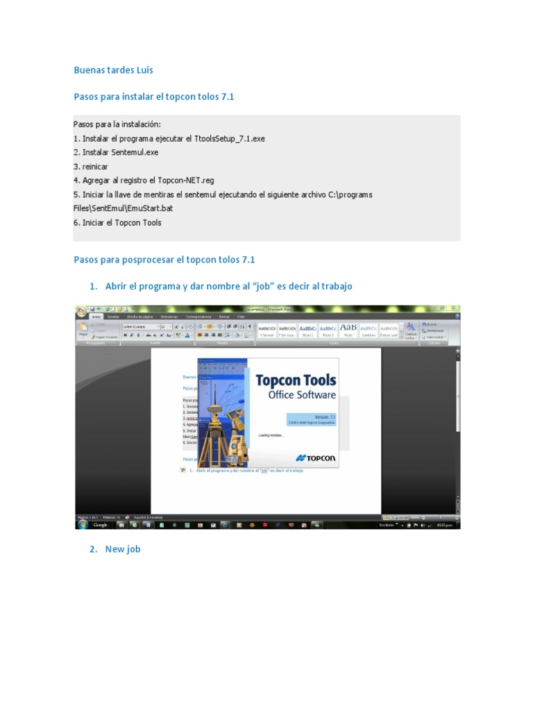 Guia Topcon Tools | PDF