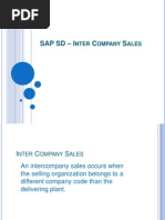 Intercompany Sales Process Sap | PDF | Sales | Invoice