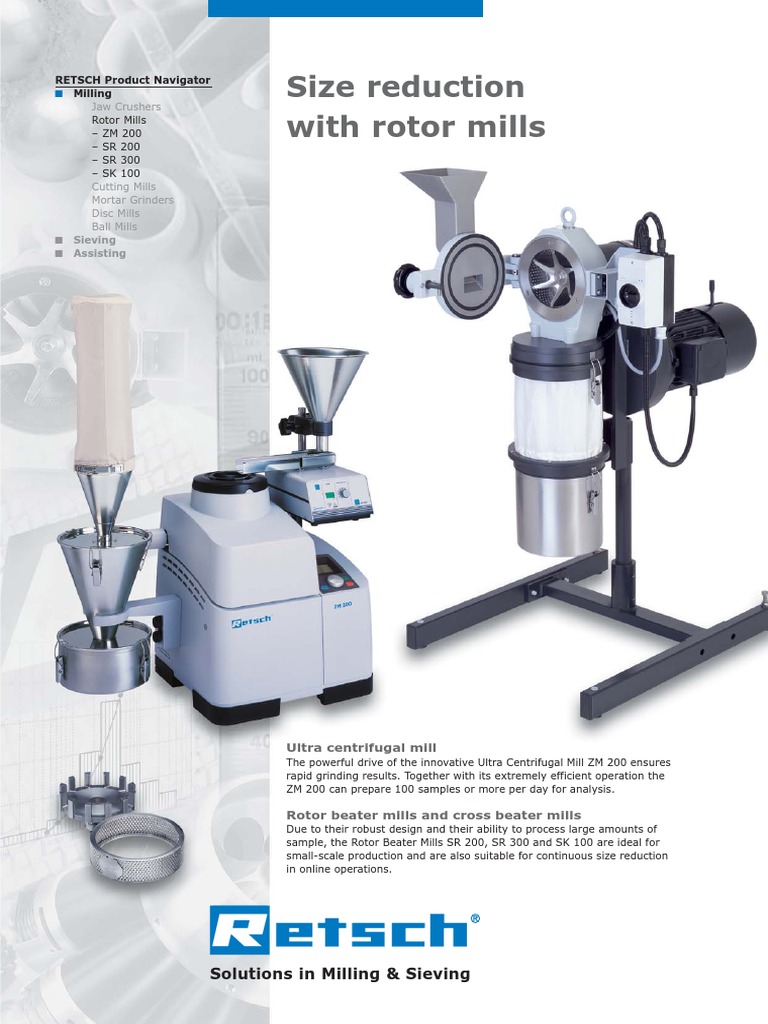 Brochure Rotor Mills en | PDF | Mill (Grinding) | Industries