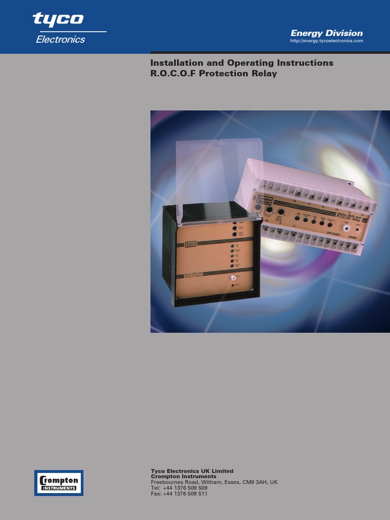 Rocof Relay | PDF