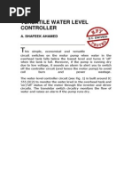 Water Level Indicator Project Paper | PDF | Series And Parallel ...