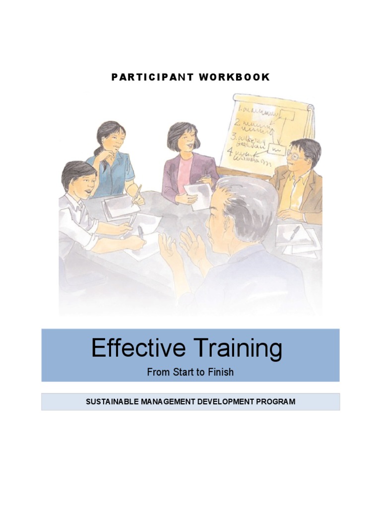 EffectiveTraining Participant Guide | PDF | Needs Assessment | Lesson Plan