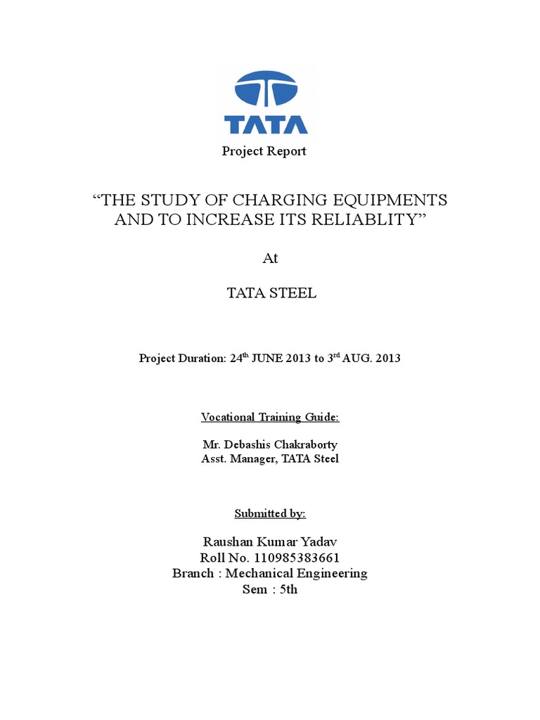 Tata Steel 2 | PDF | Blast Furnace | Chemistry