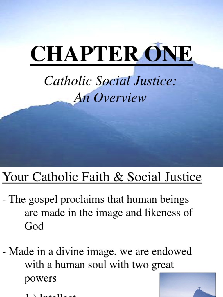 Catholic Social Justice Principles | PDF | Catholic Social Teaching ...