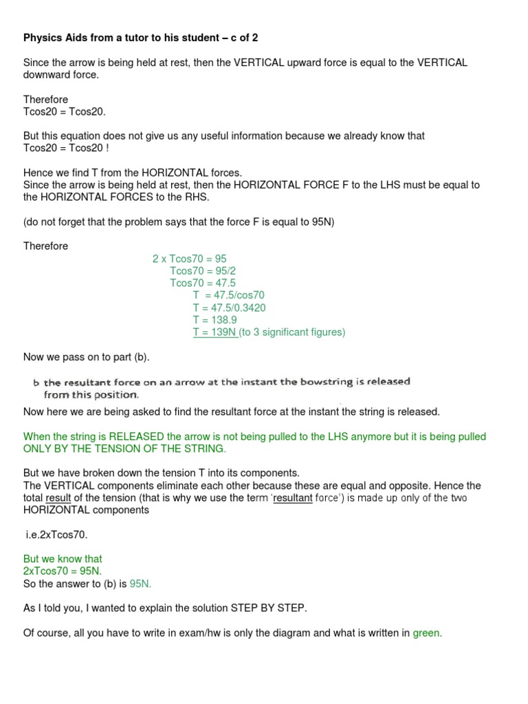GRZ Physics Aids From A Tutor To His Student - C of 2 | PDF | Teaching ...
