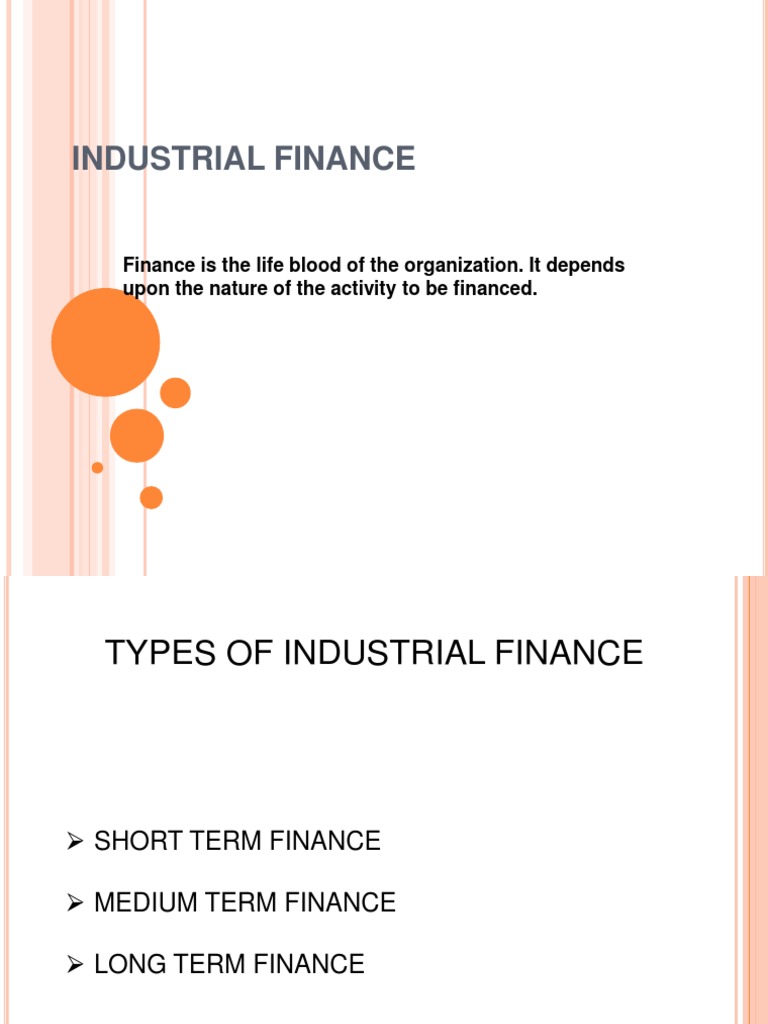 Industrial Finance | PDF