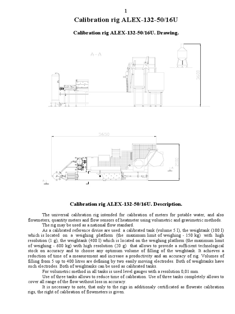 Calibration Rig | PDF | Calibration | Flow Measurement