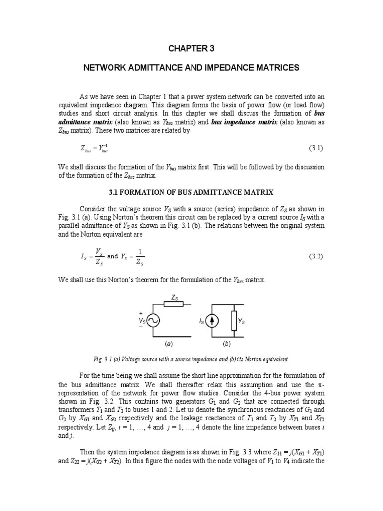 Ybus Formation by Madhu | PDF | Matrix (Mathematics) | Power (Physics)