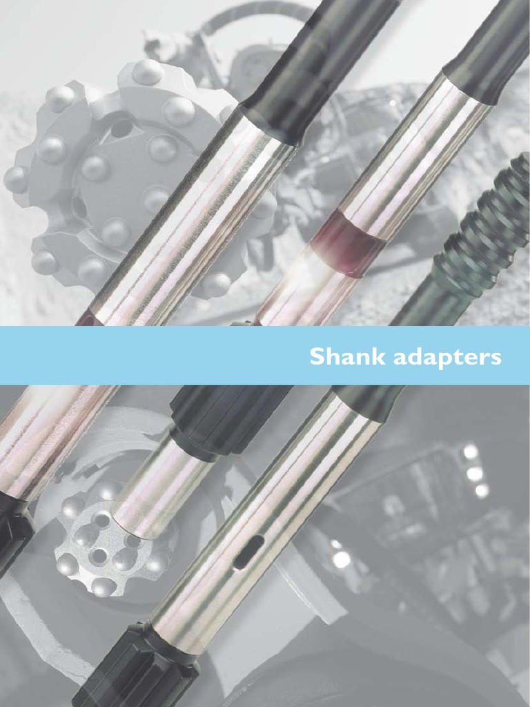 Shanks Adapters Rock Drill | Download Free PDF | Woodworking | Equipment