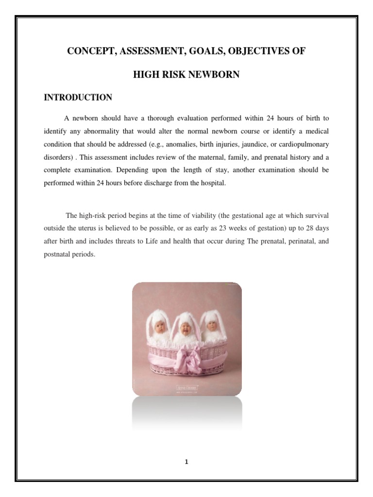 High Risk Newborn | Neonatal Intensive Care Unit | Infants