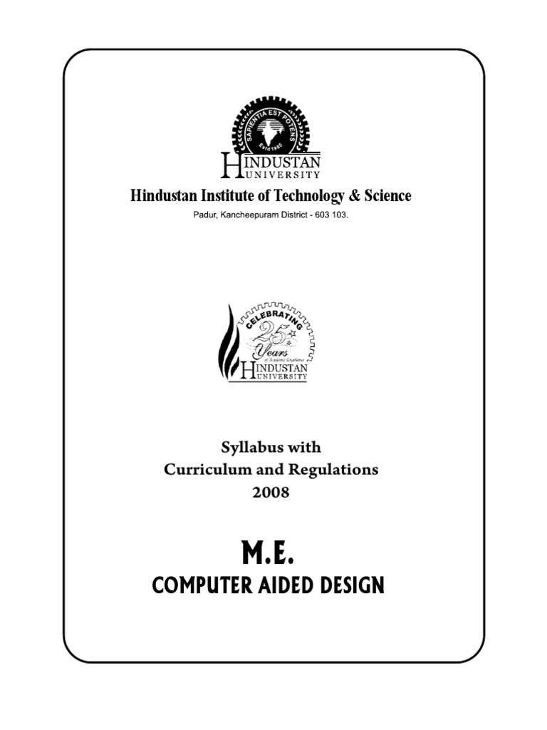 M. Tech. Computer Aided Design | Download Free PDF | Mathematical ...