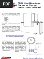 Liquid Resistance Motor Starters Guide | PDF | Electric Motor | Switch