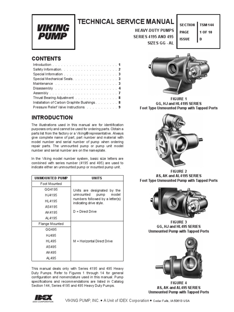 Viking GG4195 | Pump | Valve