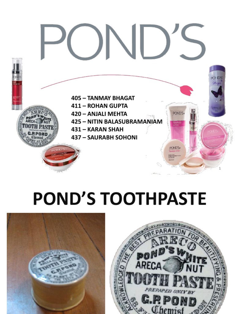 Moi-pond's Toothpaste Final | Market Segmentation | Brand