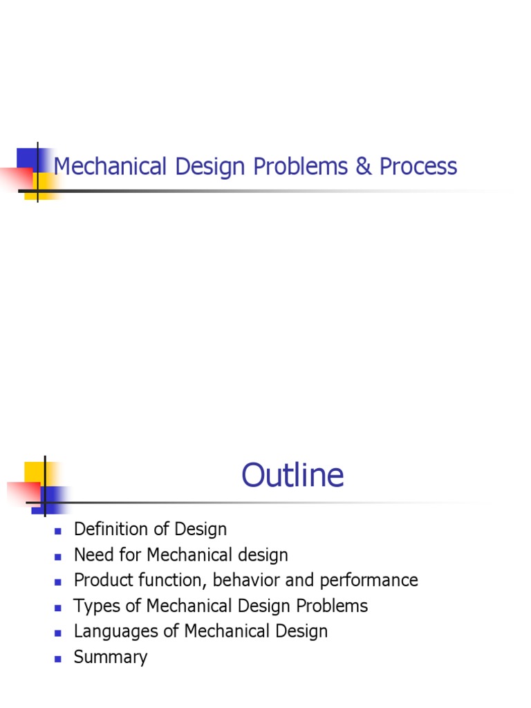 CH 2 Intro To Mech Design Problems and Process | PDF | System | Camera