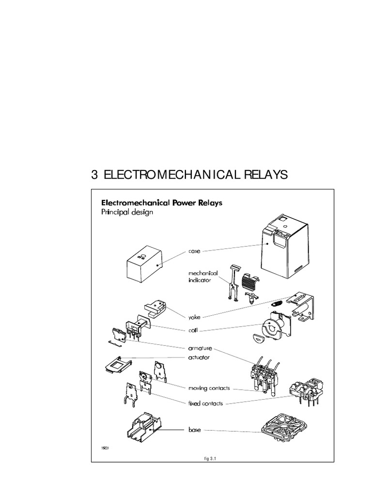 3 Electromechanical Relays Principal Design Pdf Science Mathematics