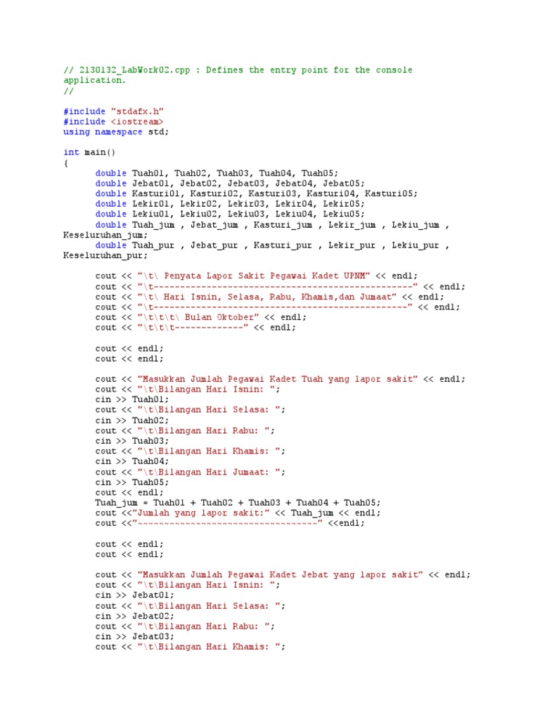 #Include #Include Using Namespace Int Double Double Double Double Double Double Double | PDF