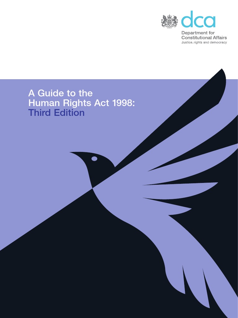 A Guide to the Human Rights Act 1998: Third Edition | European ...