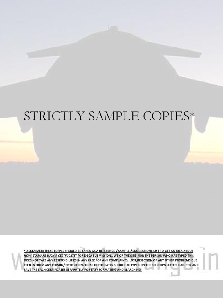 All Dgca Docs For CPL Conversion WWW - Victortango.in | PDF | Flight Instructor | Federal ...