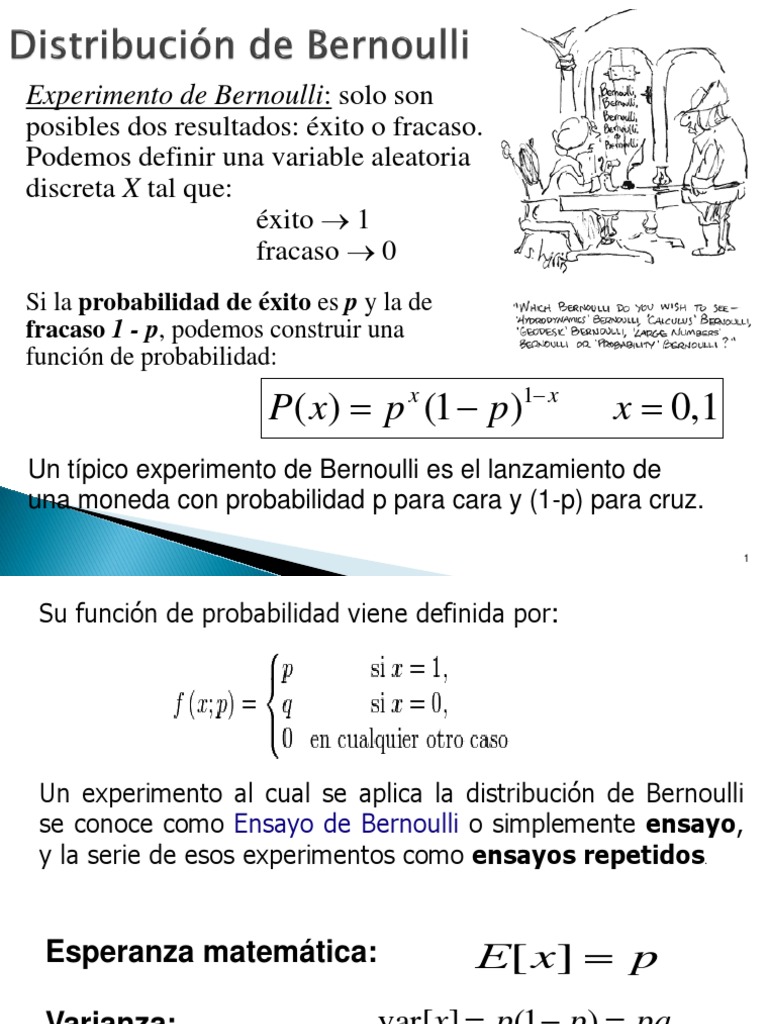 Experimentos y Variables de Bernoulli | PDF