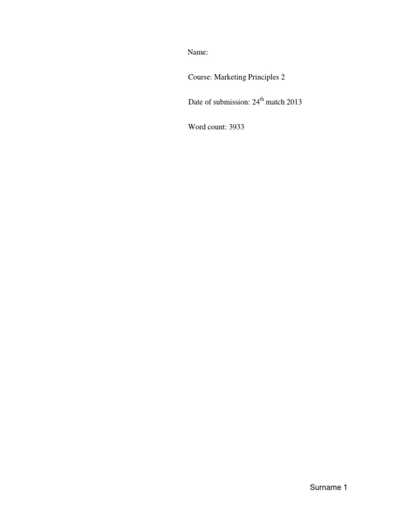 Marketing Principles | Download Free PDF | Market Segmentation | Consumer Behaviour