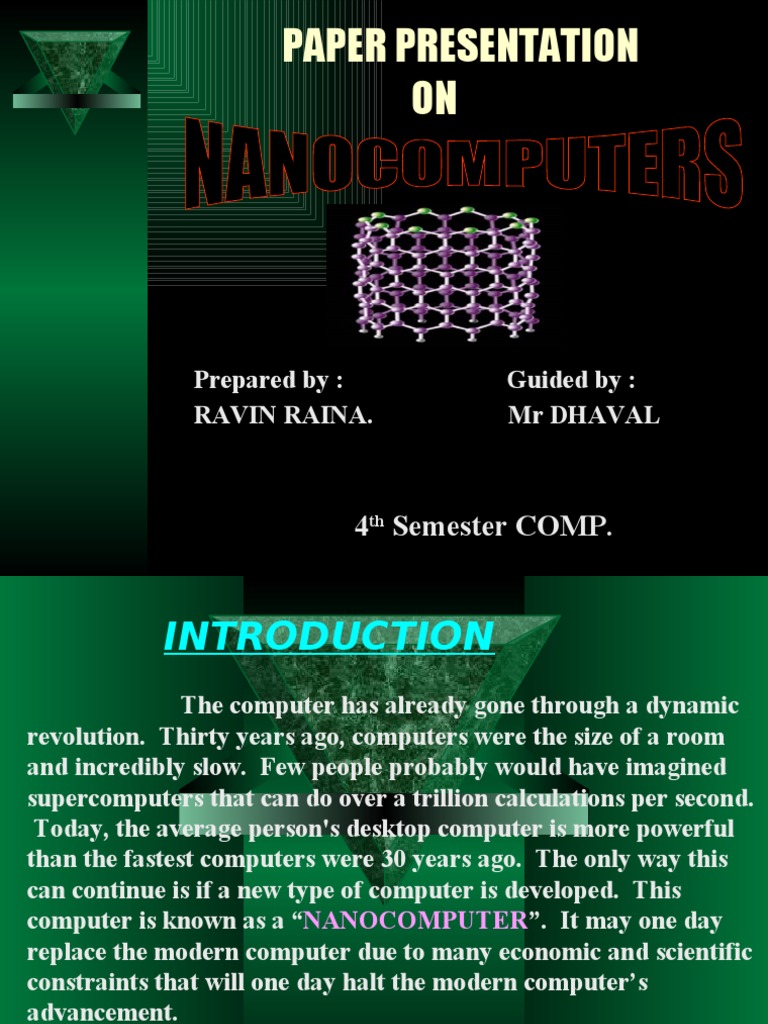 Nanocomputers | Quantum Mechanics | Nanotechnology
