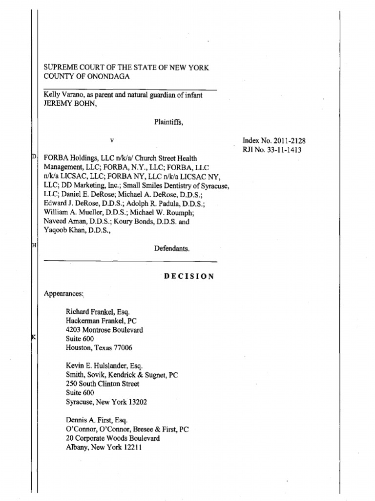 Judge Orders Retrial After Jury 'Stalker' in Small Smiles Case | PDF ... Judge Orders Retrial After Jury 'Stalker' in Small Smiles Case | PDF ...