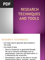 Research Tools | PDF | Survey Methodology | Qualitative Research