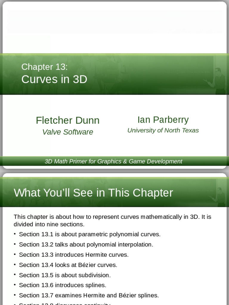 13 Curves in 3D | PDF | Technology & Engineering