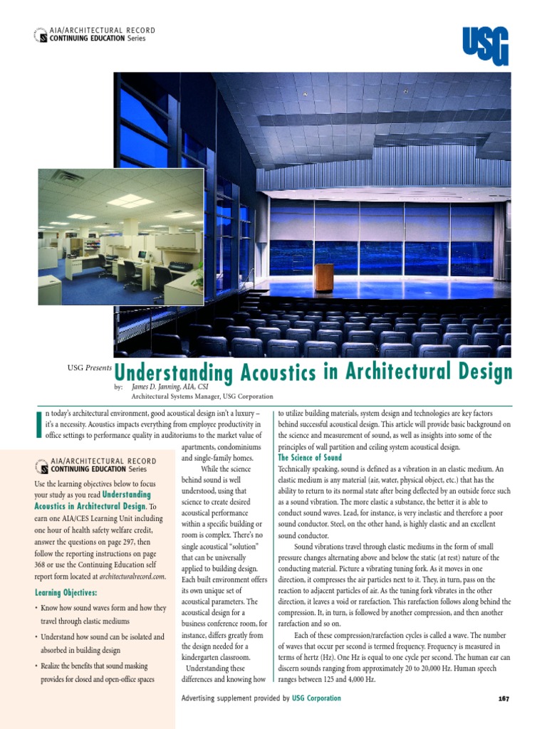 Understanding Acoustics | PDF | Sound | Acoustics