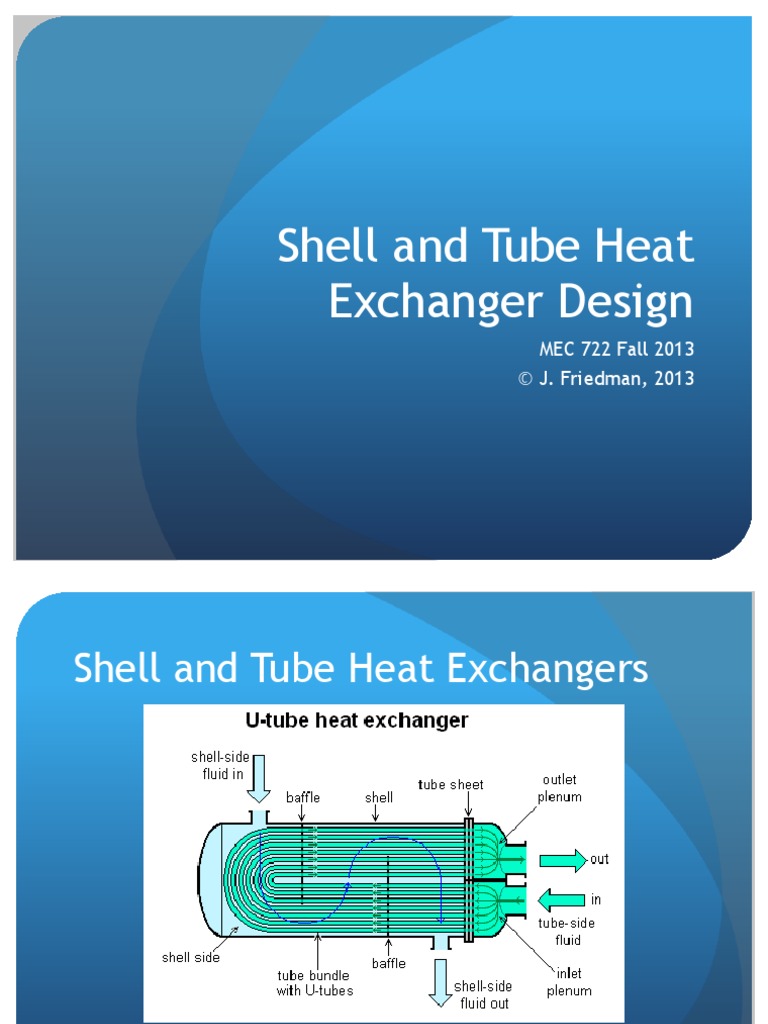 Shell and Tube Heat Exchangers | PDF | Heat Transfer | Heat Exchanger