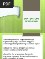 Tekstong Impormasyonal | PDF