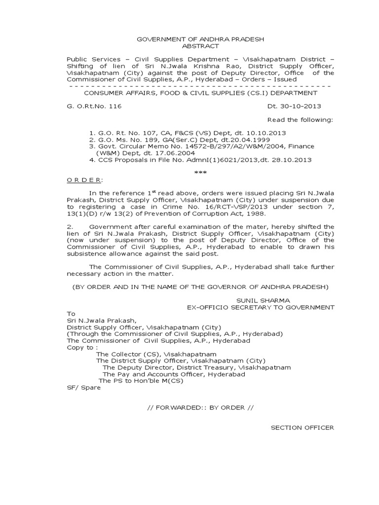 Government Order | PDF