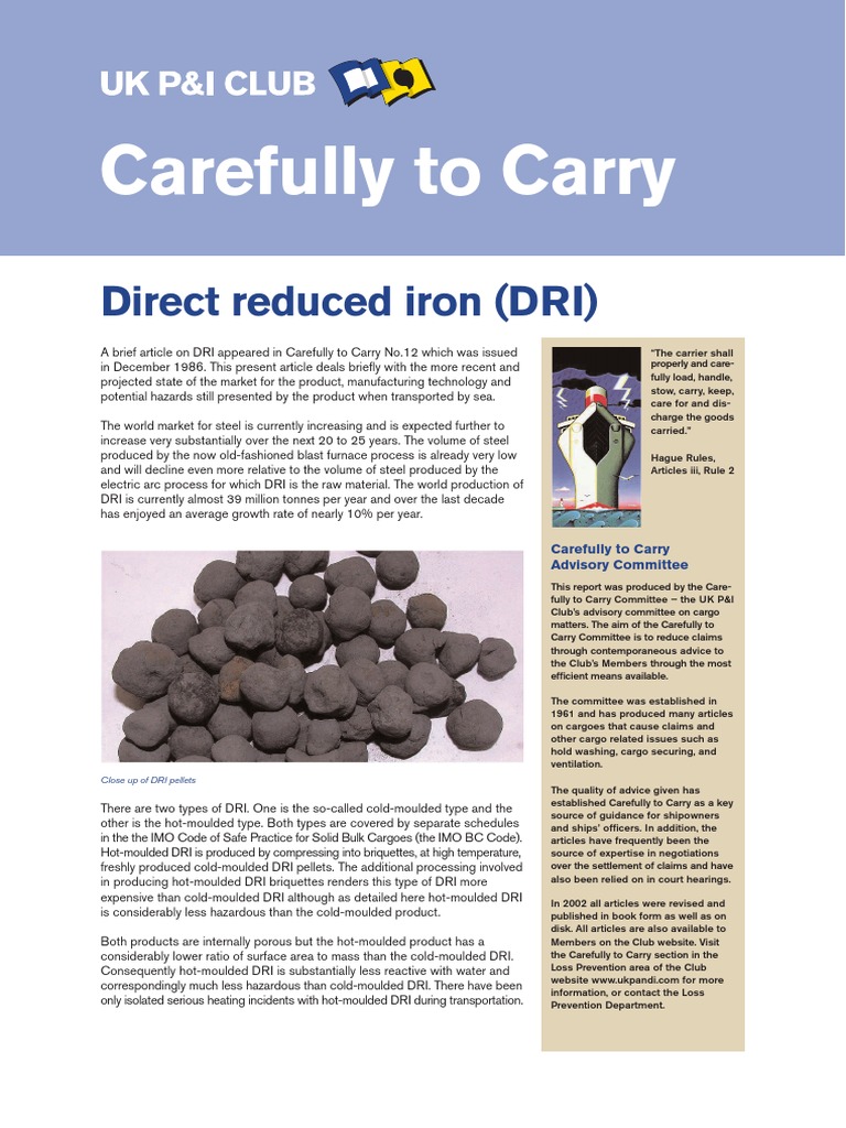 Direct Reduced Iron PDF | PDF | Combustion | Iron