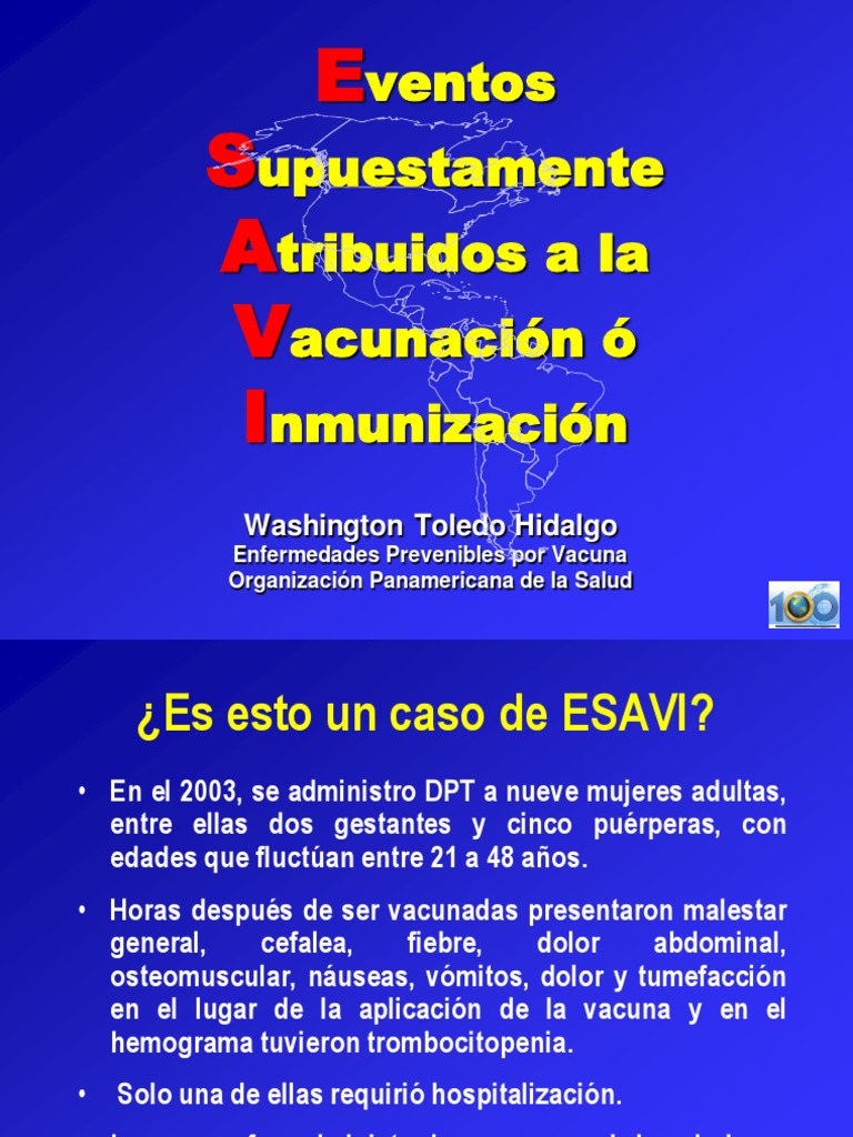 ESAVI | Vacunas | Medicina