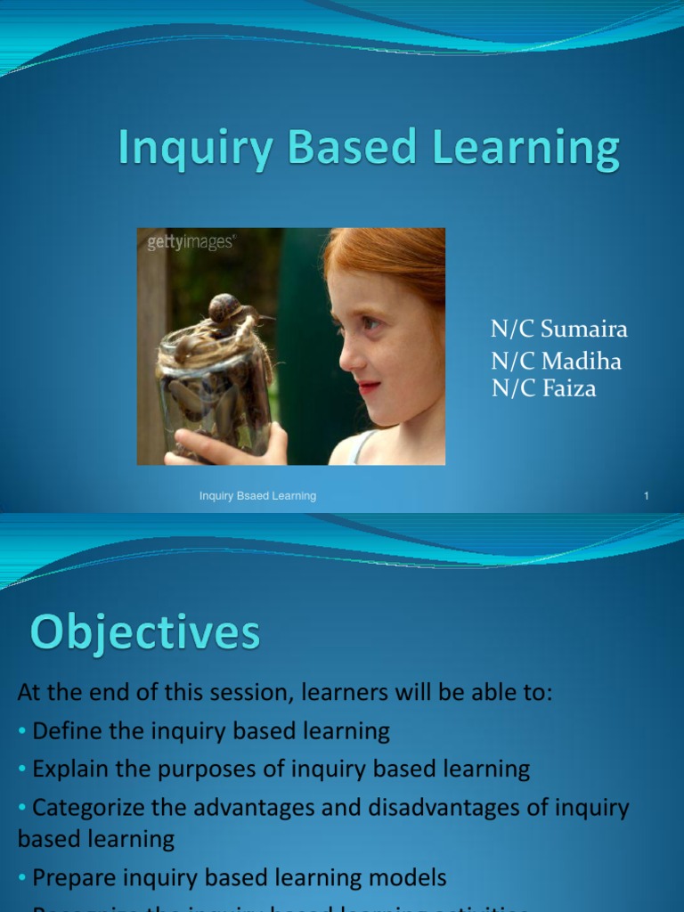 Inquiry-Based Learning Overview | PDF | Inquiry Based Learning | Inquiry