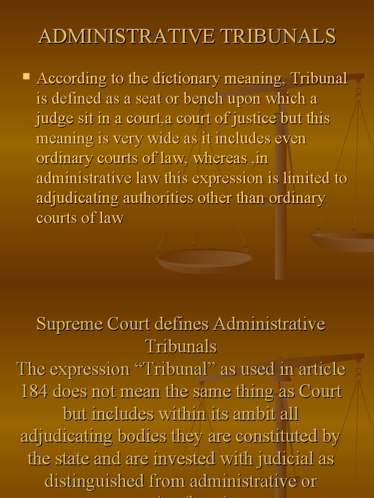 Understanding Administrative Tribunals | PDF
