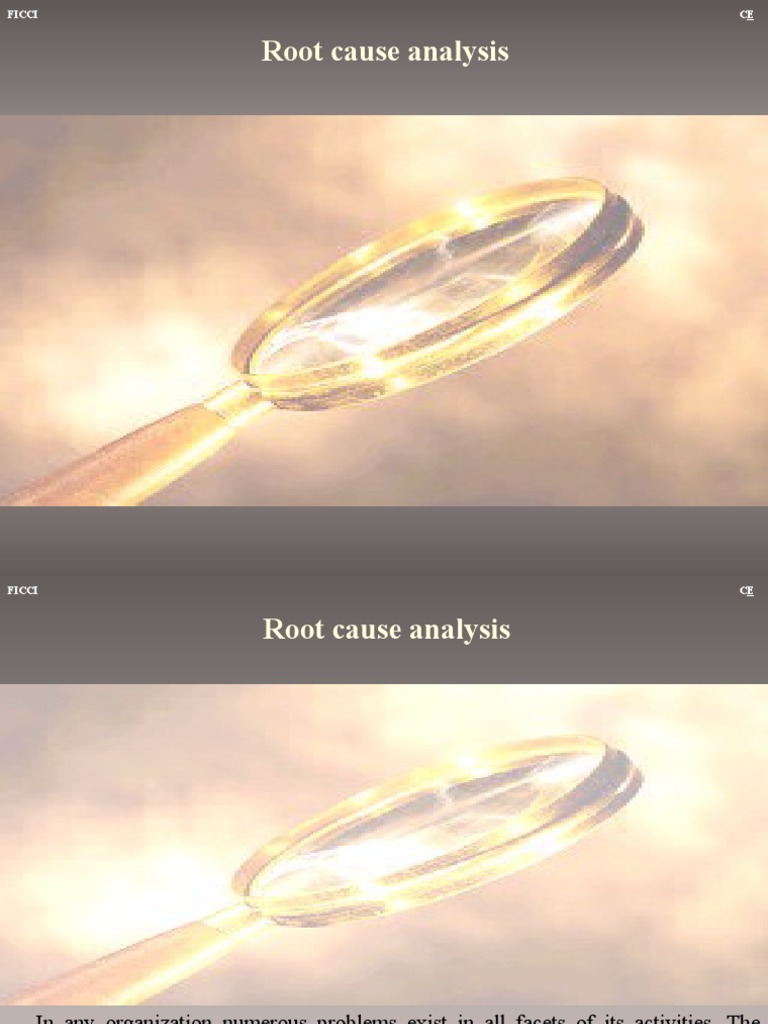 Root Cause Analysis - Tool | PDF