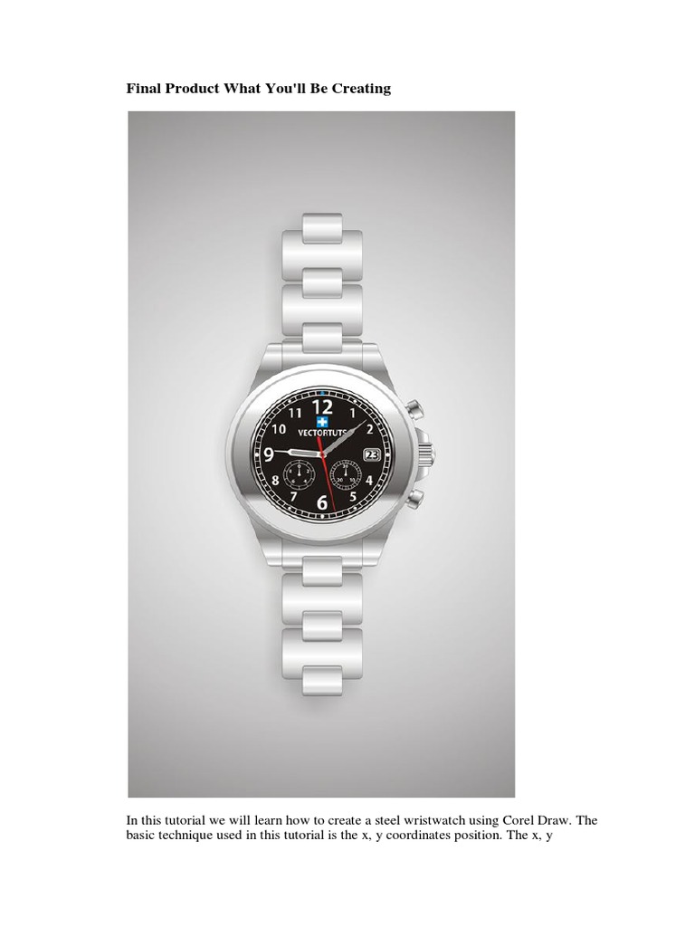 Create Wristwatch | PDF | Shape | Rectangle