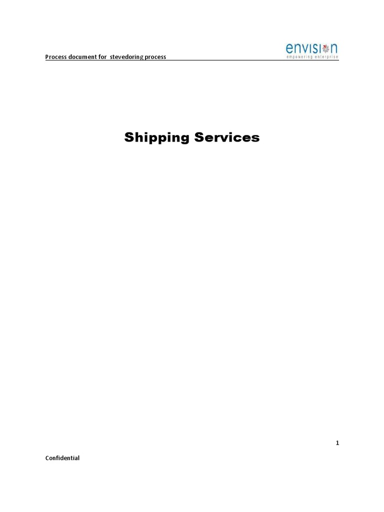 Stevedoring Process | PDF | Business