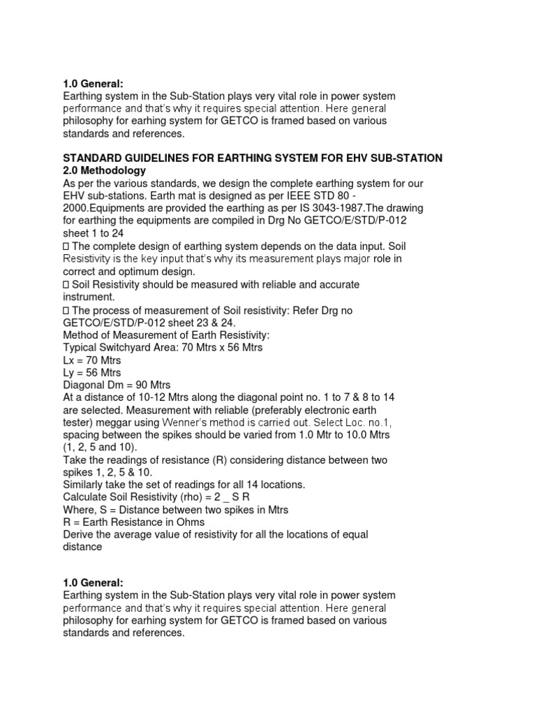 Earthing 1 | PDF | Electrical Resistivity And Conductivity | Electrical ...