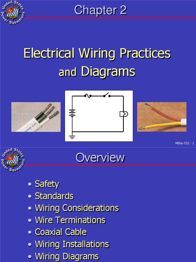 CH 2 Wiring Slides 042909 | PDF | Electrical Wiring | Cable