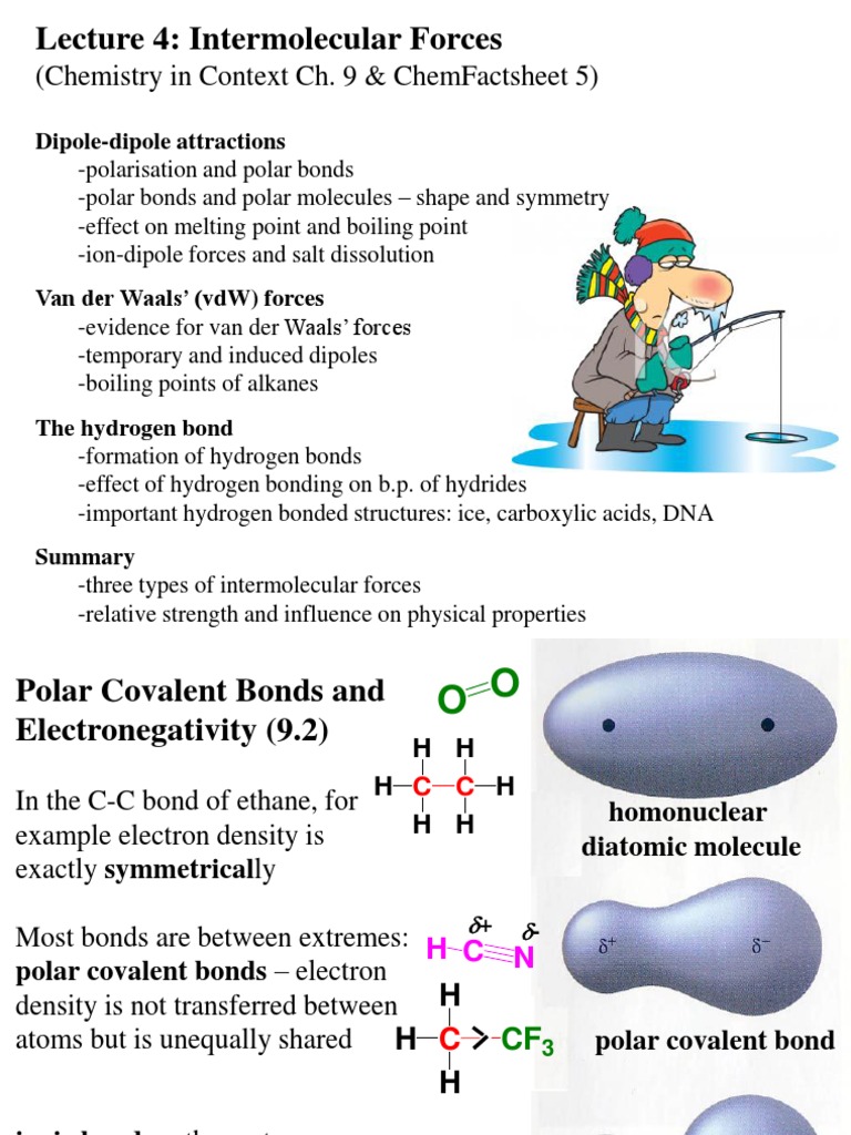 Autumn Lecture 4 (Intermolecular Forces) | PDF | Chemical Polarity ...