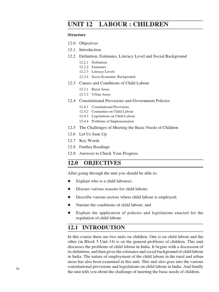 Child Labour | PDF | Child Labour | Workforce