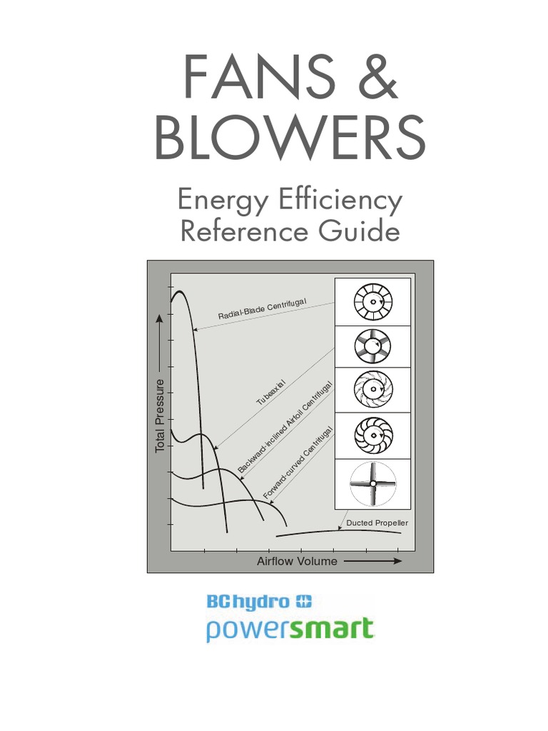 Fans & Blowers: Energy Efficiency Reference Guide | PDF | Duct (Flow ...