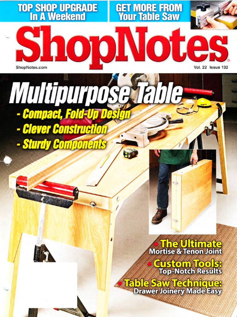 ShopNotes Issue 132 | PDF | Screw | Crafts