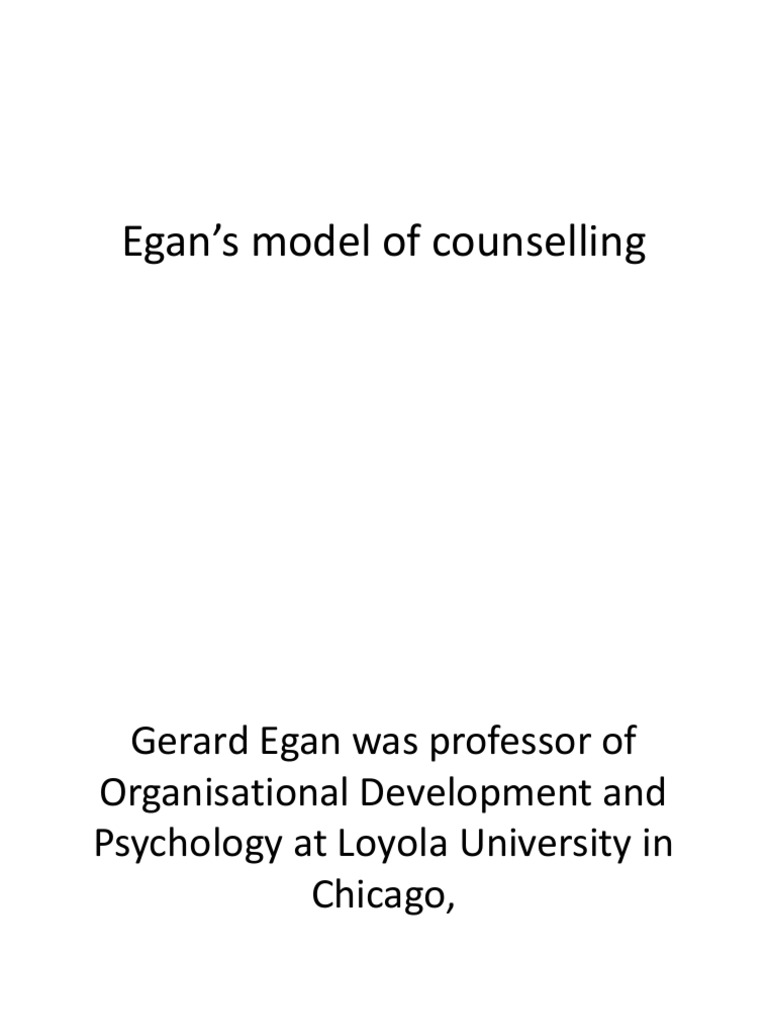 2-Eagan Model of Counselling | PDF | Brainstorming | Motivation